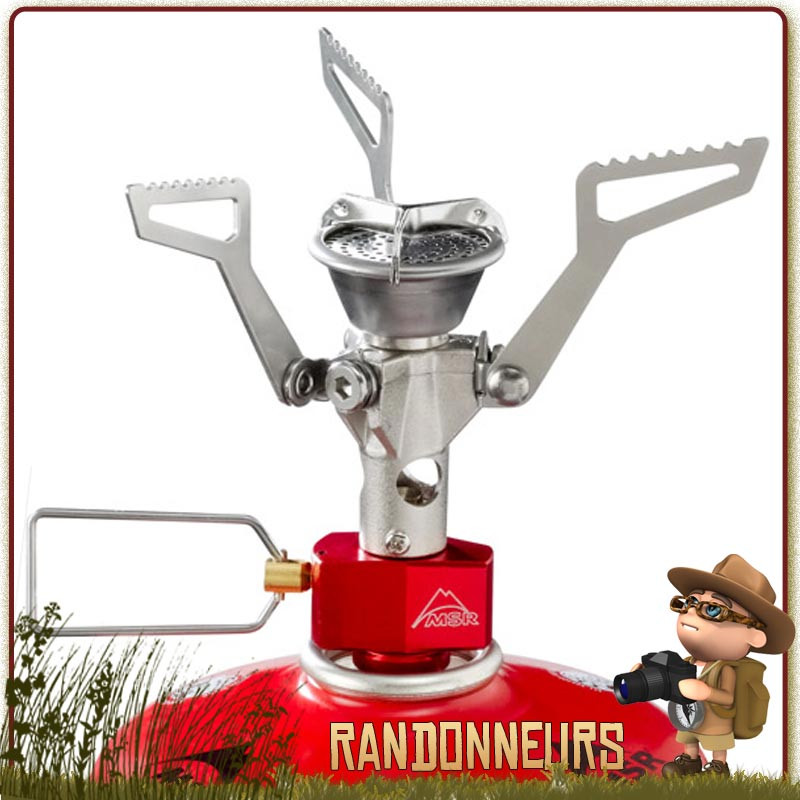 Réchaud Pocket Rocket ultra light MSR puissant léger avec pare vent